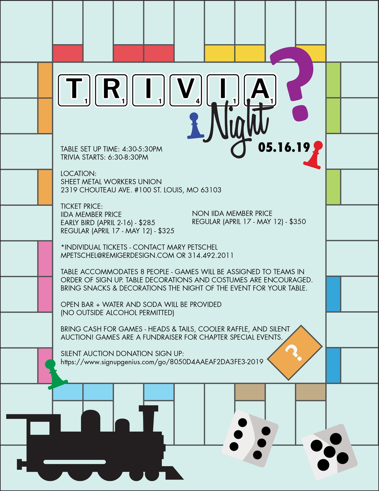 Trivia Night 2019 Tickets in St. Louis, MO, United States