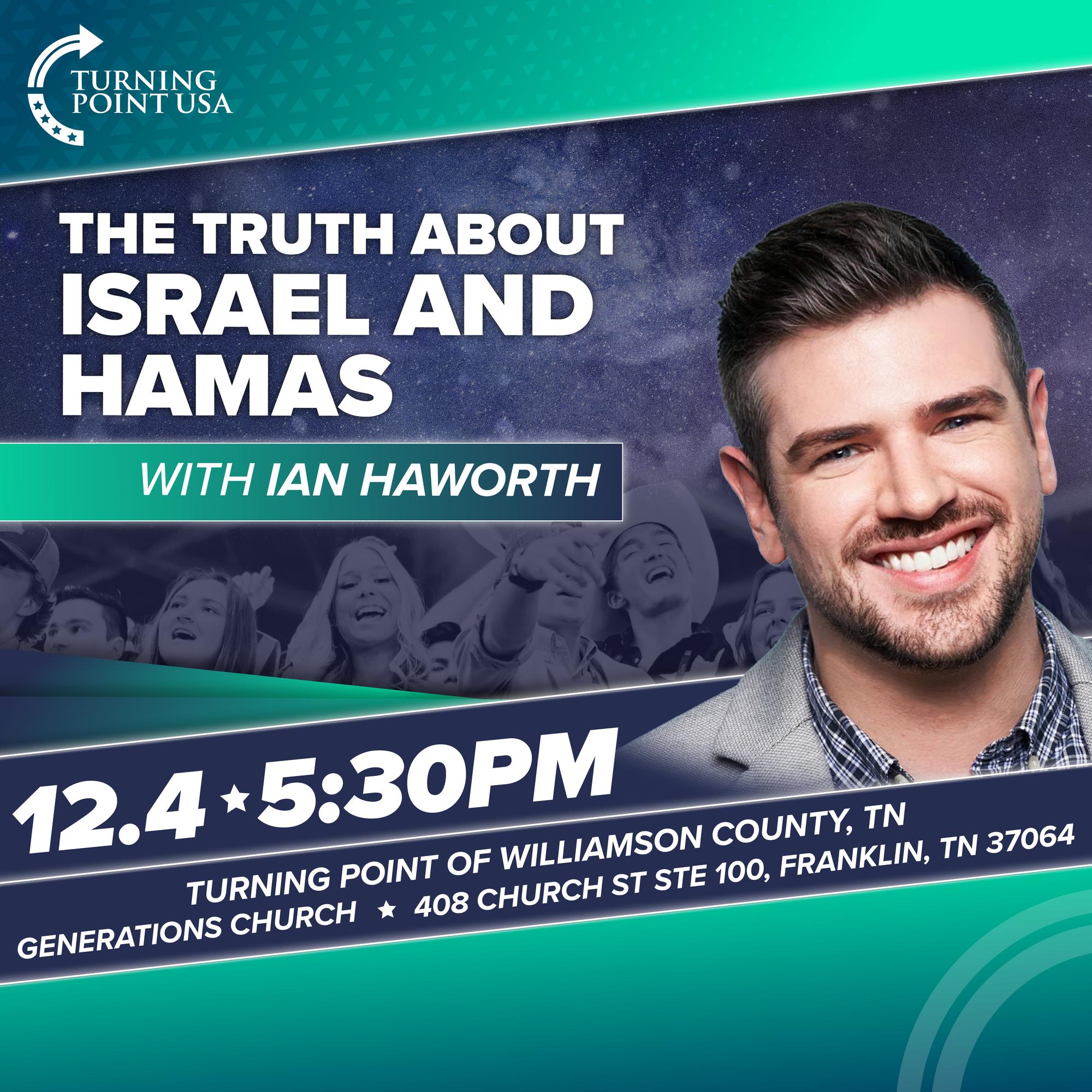 The Truth About Israel and Hamas with Ian Haworth December 4th - 4 DEC 2023