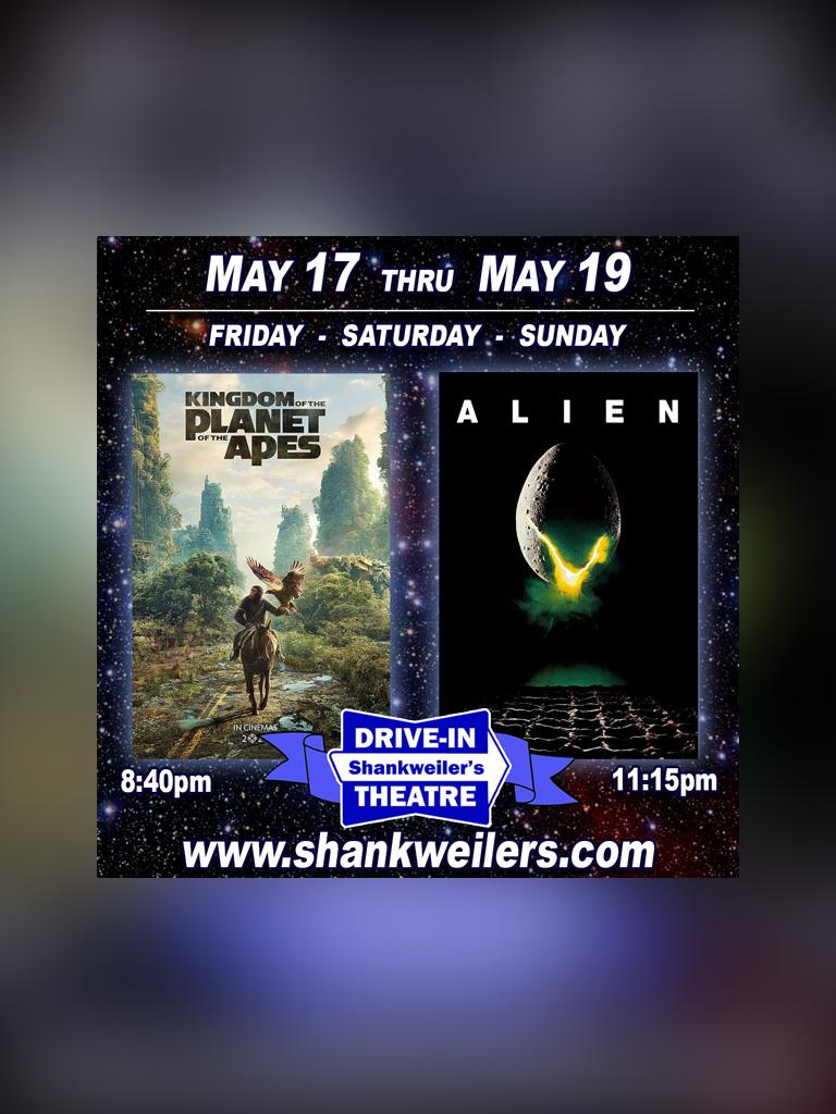 Kingdom of the Planet of the Apes & Alien (1979) Tickets in Orefield ...