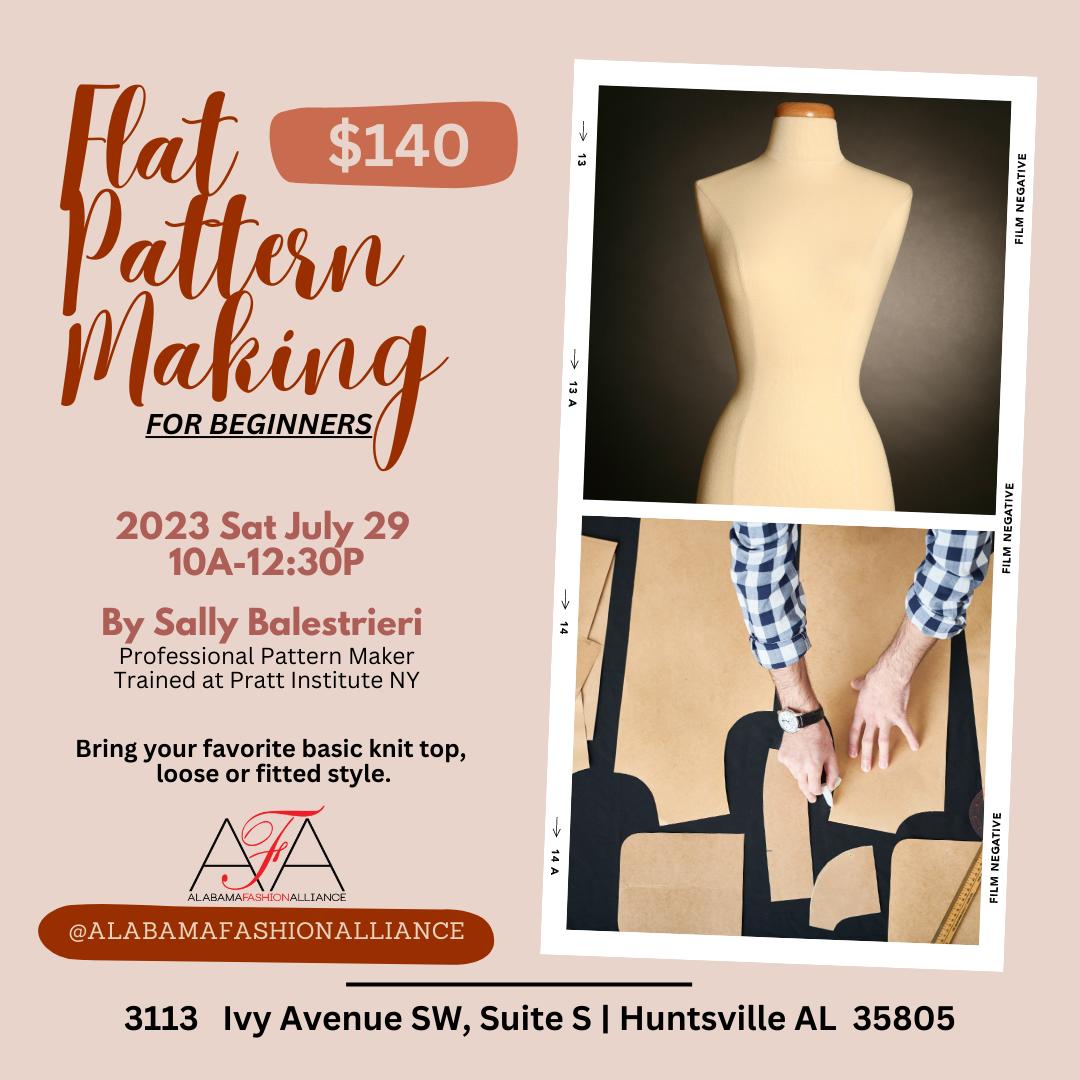 Flat Pattern Making 101 For Beginners Tickets In Huntsville AL United