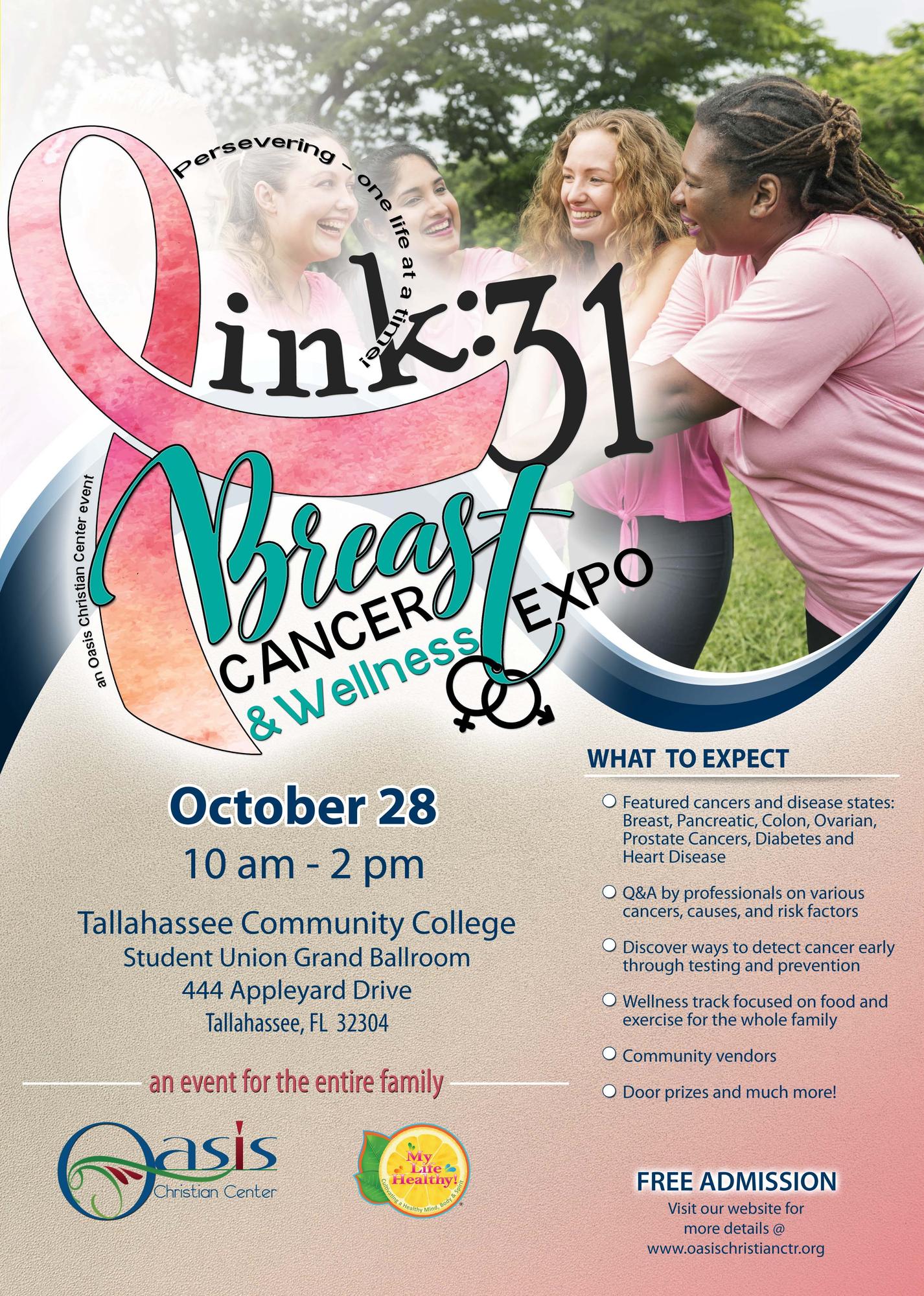 Pink:31 Breast Cancer & Wellness Expo Tickets in Tallahassee, FL ...