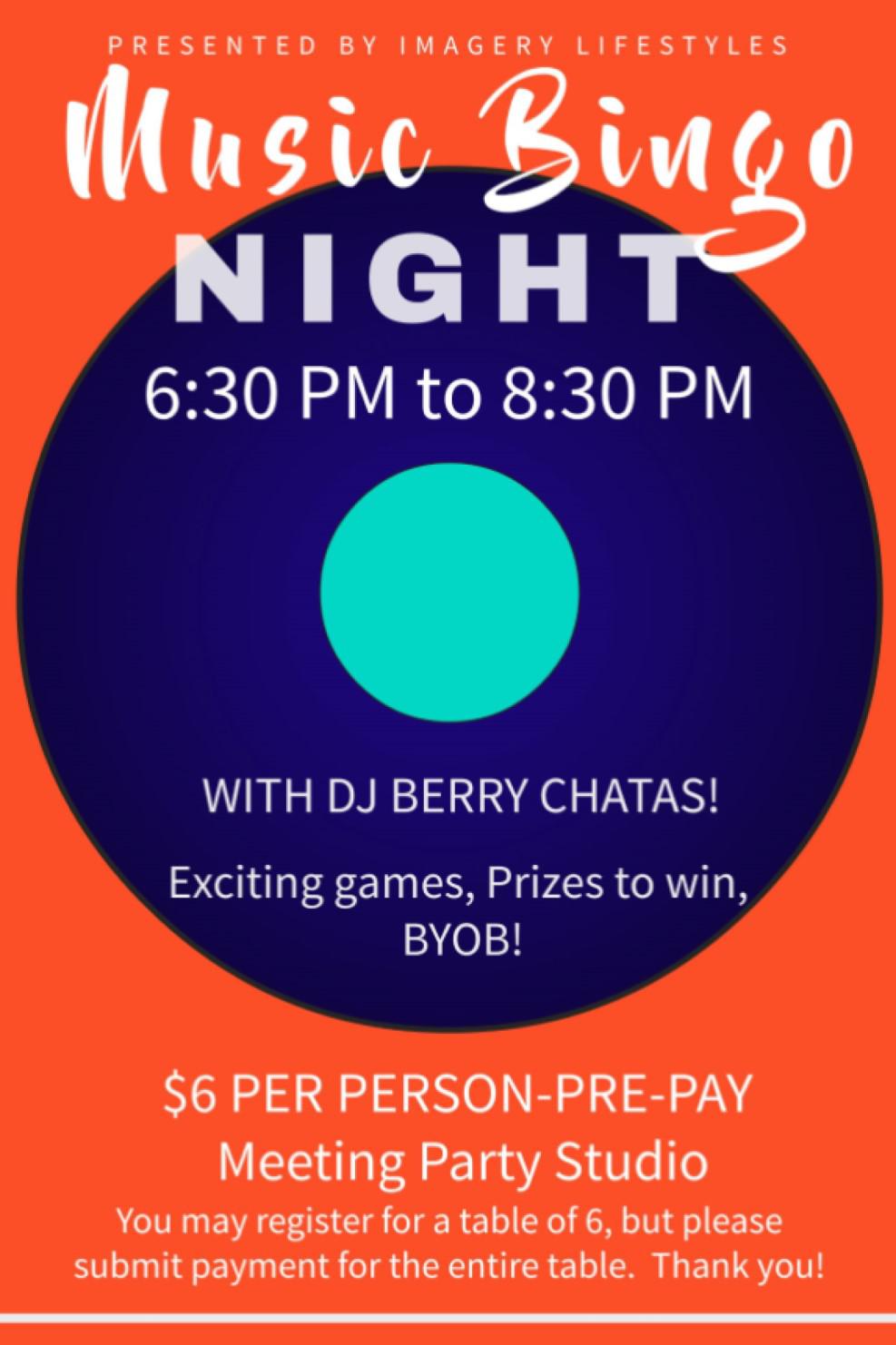 Music Bingo With Berry Chatas September 9 Tickets In Mt Holly NC