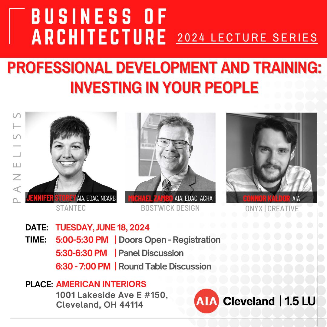 The Business of Architecture Lecture Series: Professional Development ...
