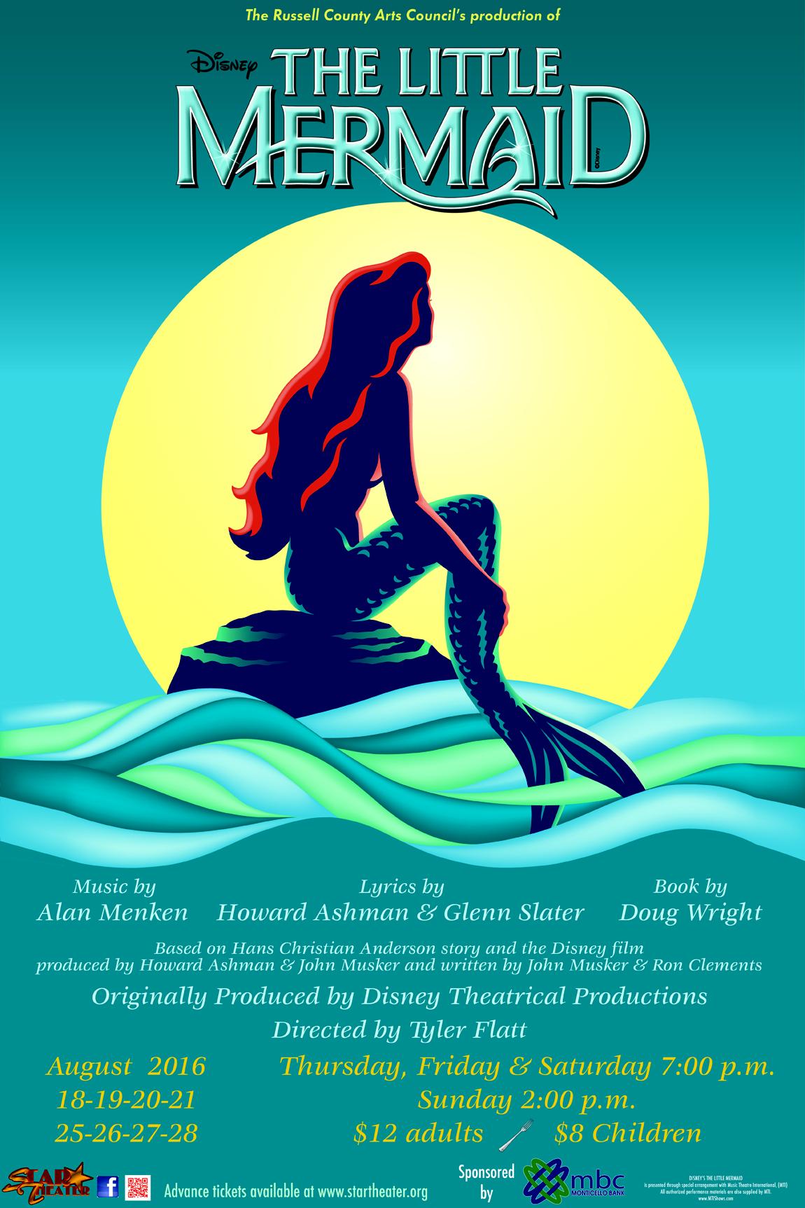 Tickets Little Mermaid at Marsha Shain blog